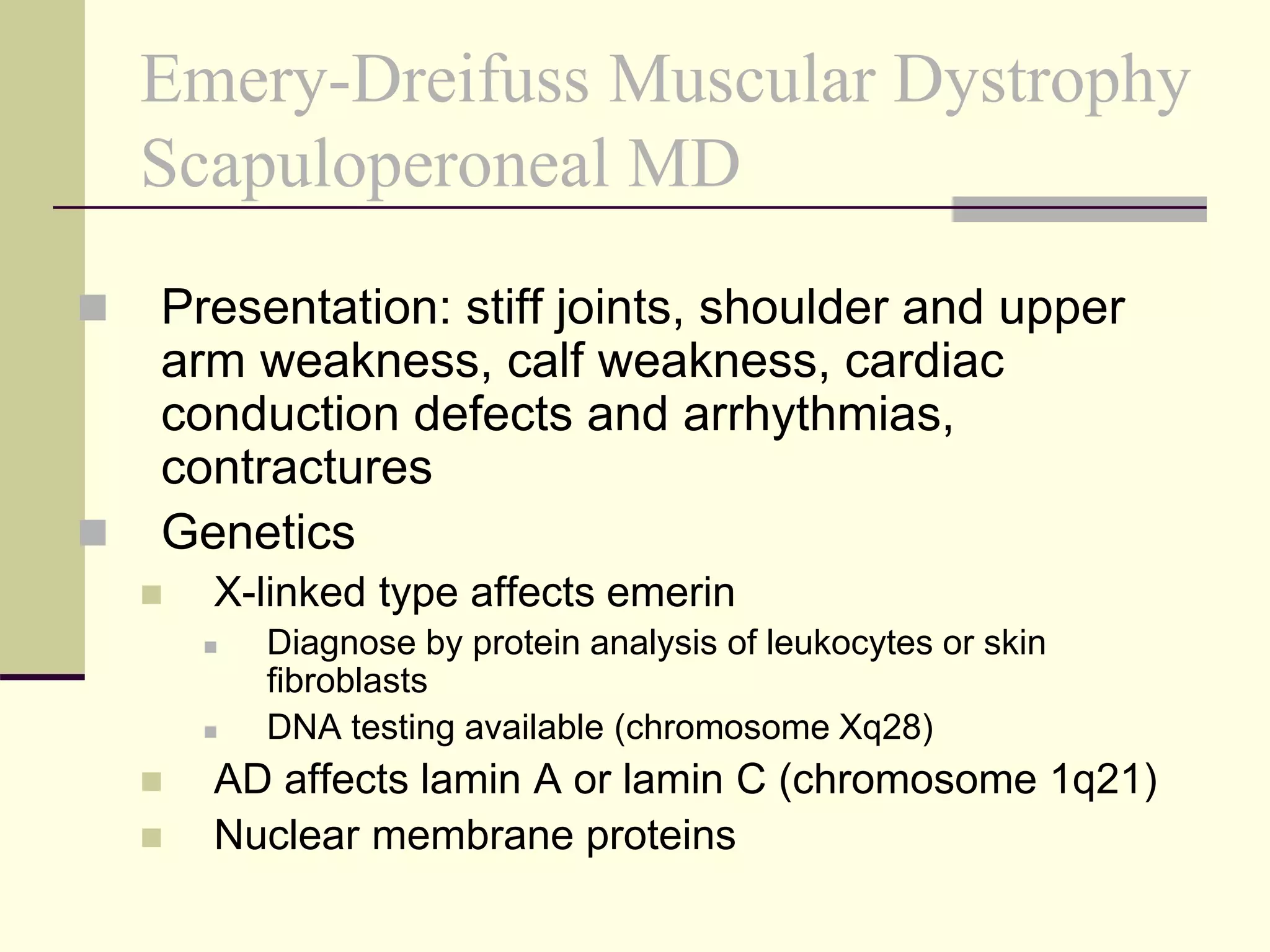 Muscular Dystrophies in Childhood | PPTX
