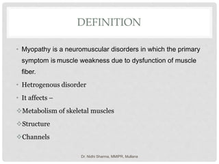 MYOPATHY REFINED.pptx