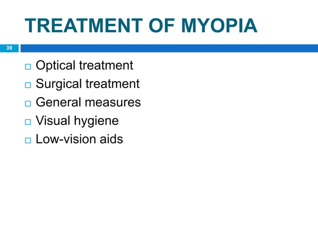 MYOPIA | PPTX