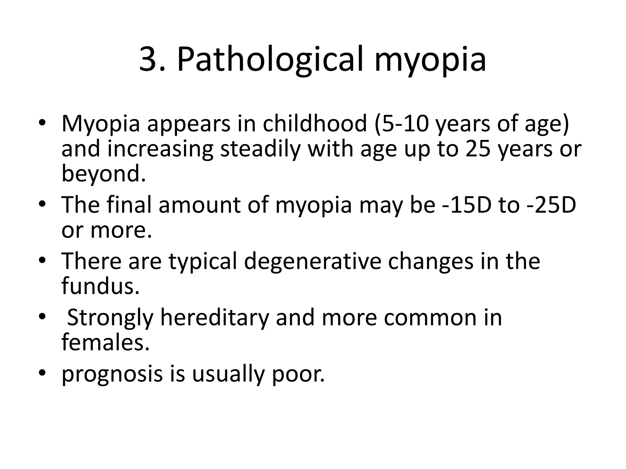 Myopia | PPTX | Eye and Vision Conditions | Diseases and Conditions