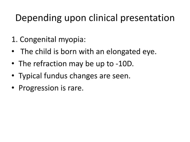 Myopia | PPTX | Eye and Vision Conditions | Diseases and Conditions