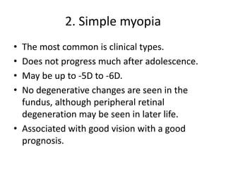 Myopia | PPTX | Eye and Vision Conditions | Diseases and Conditions