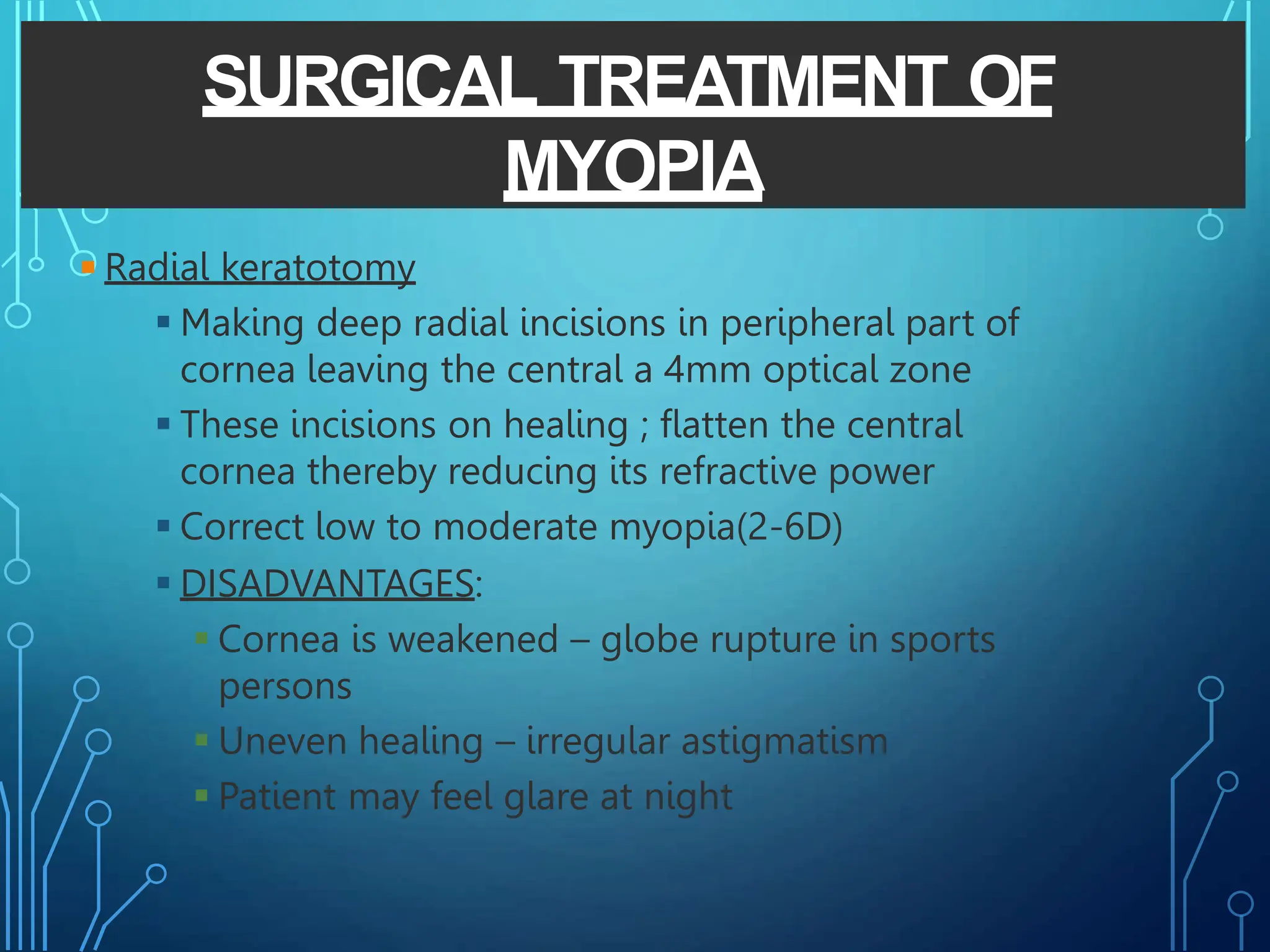 MYOPIA , basics , causes , types and treatment | PPTX