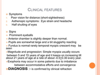 myopia 1.pptx Ophthalmology MBBS 3rd year | PPTX