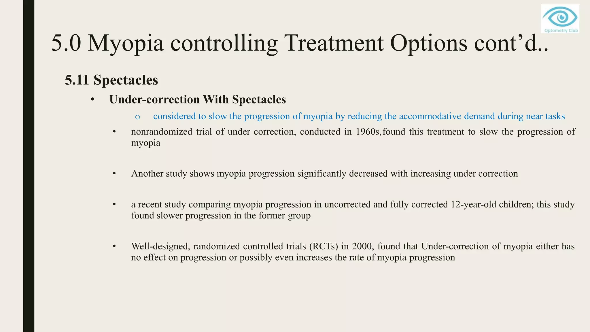 Myopia control strategies by Atifullah | PPTX
