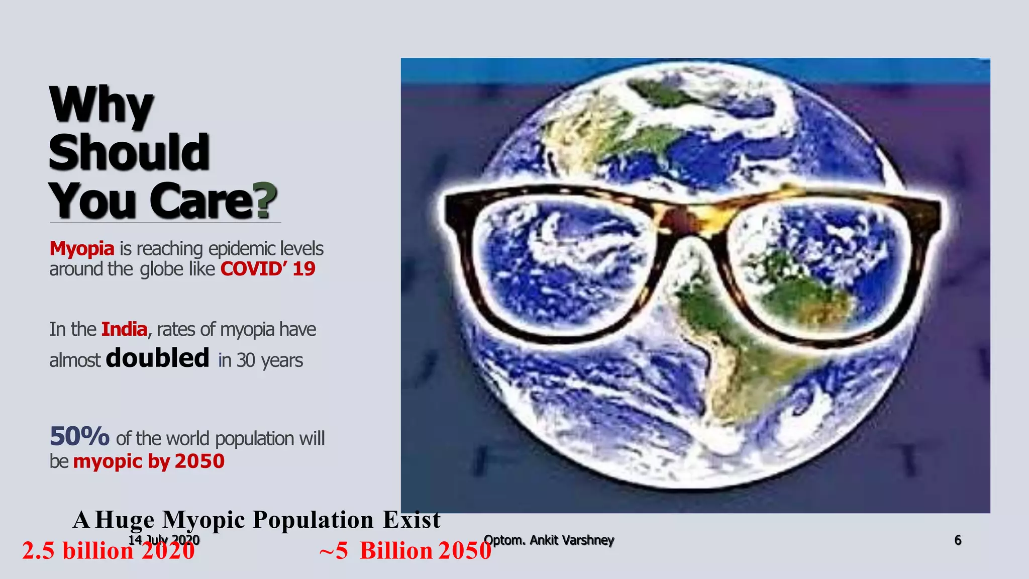 Myopia management by Optom Ankit Varshney | PPTX