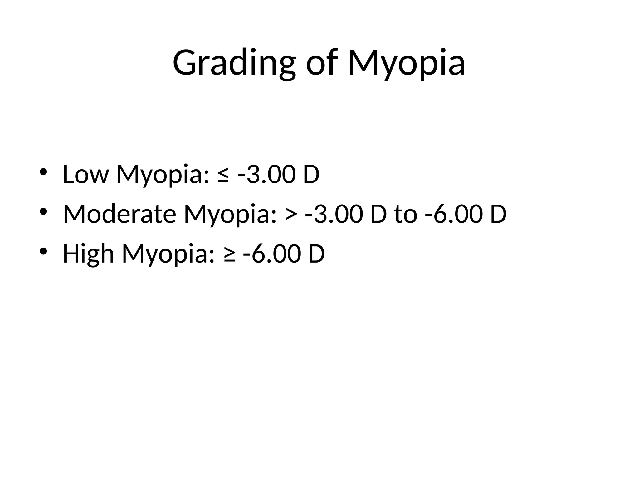 Myopia_Presentation.pptx mbbs 4th year ophthalmologi | PPTX