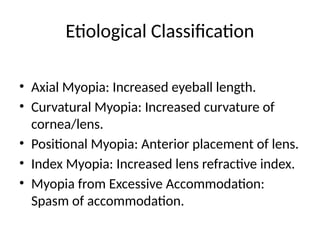 Myopia_Presentation.pptx mbbs 4th year ophthalmologi | PPT