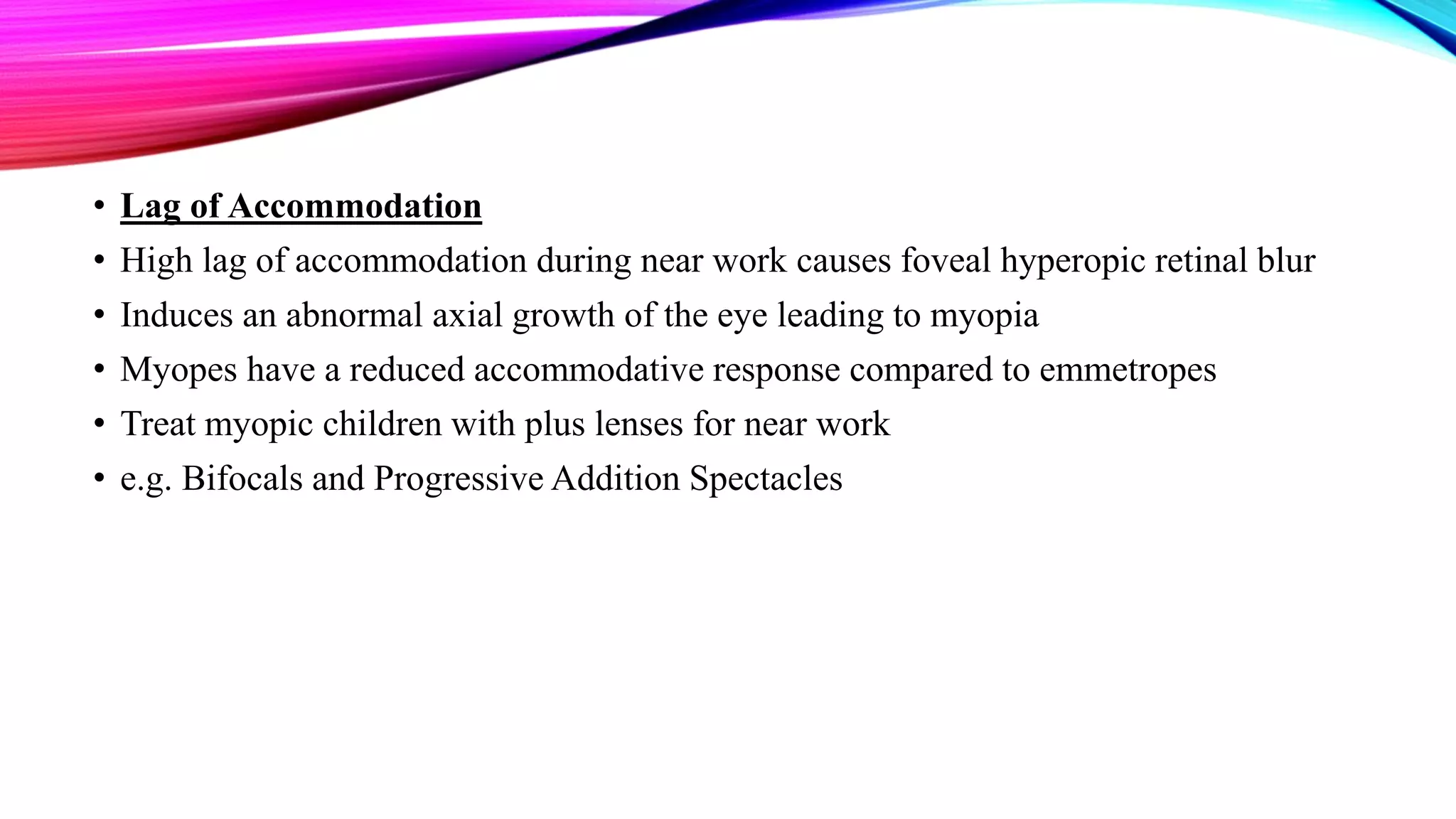 Myopia progression | PPTX