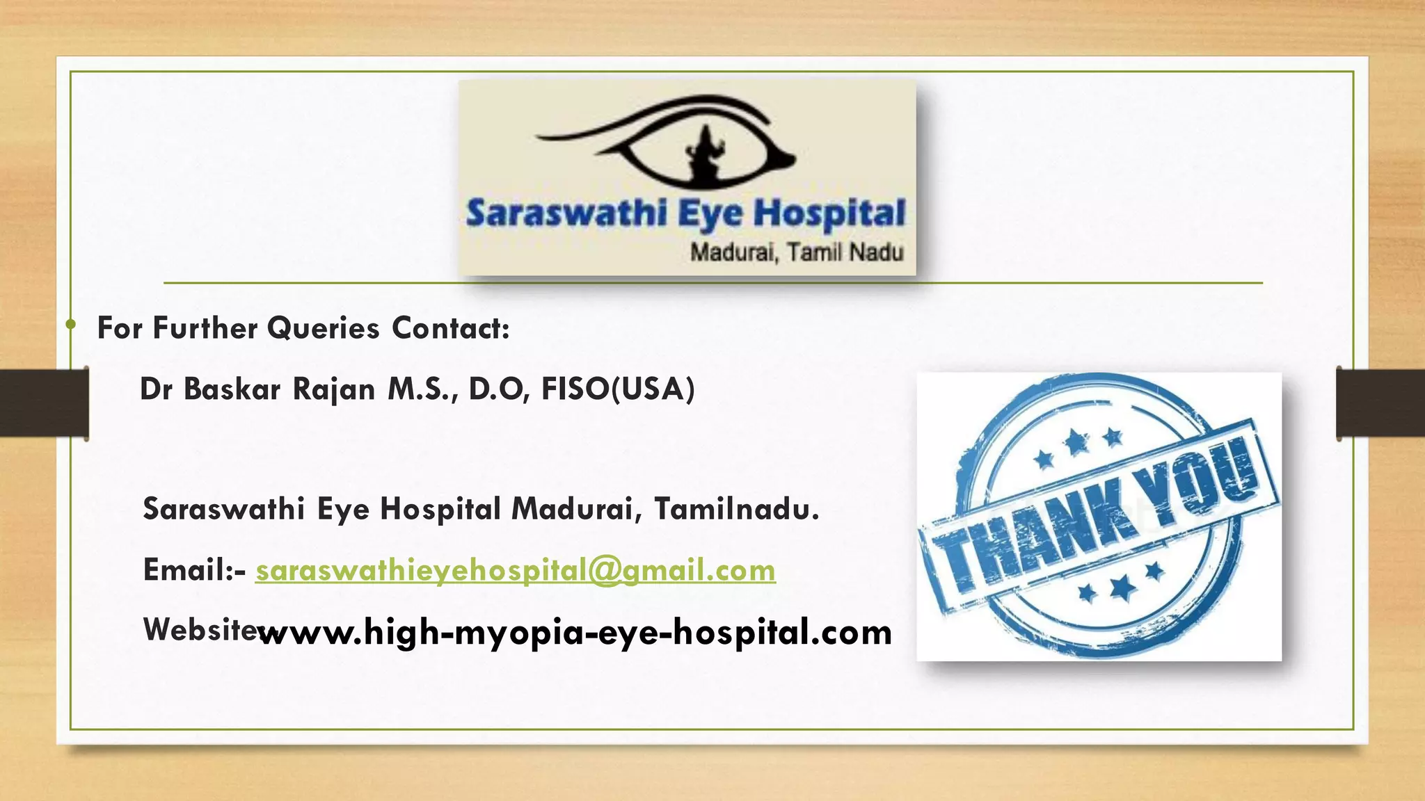 Myopia treatment in india | PDF