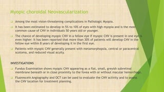 Myopic maculopathy in Pathological Myopia | PPTX