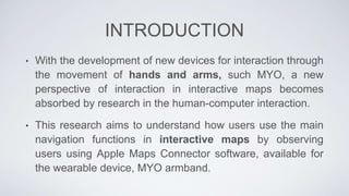 Map Navigation using hand gesture recognition | PPTX