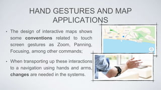 Map Navigation using hand gesture recognition | PPTX