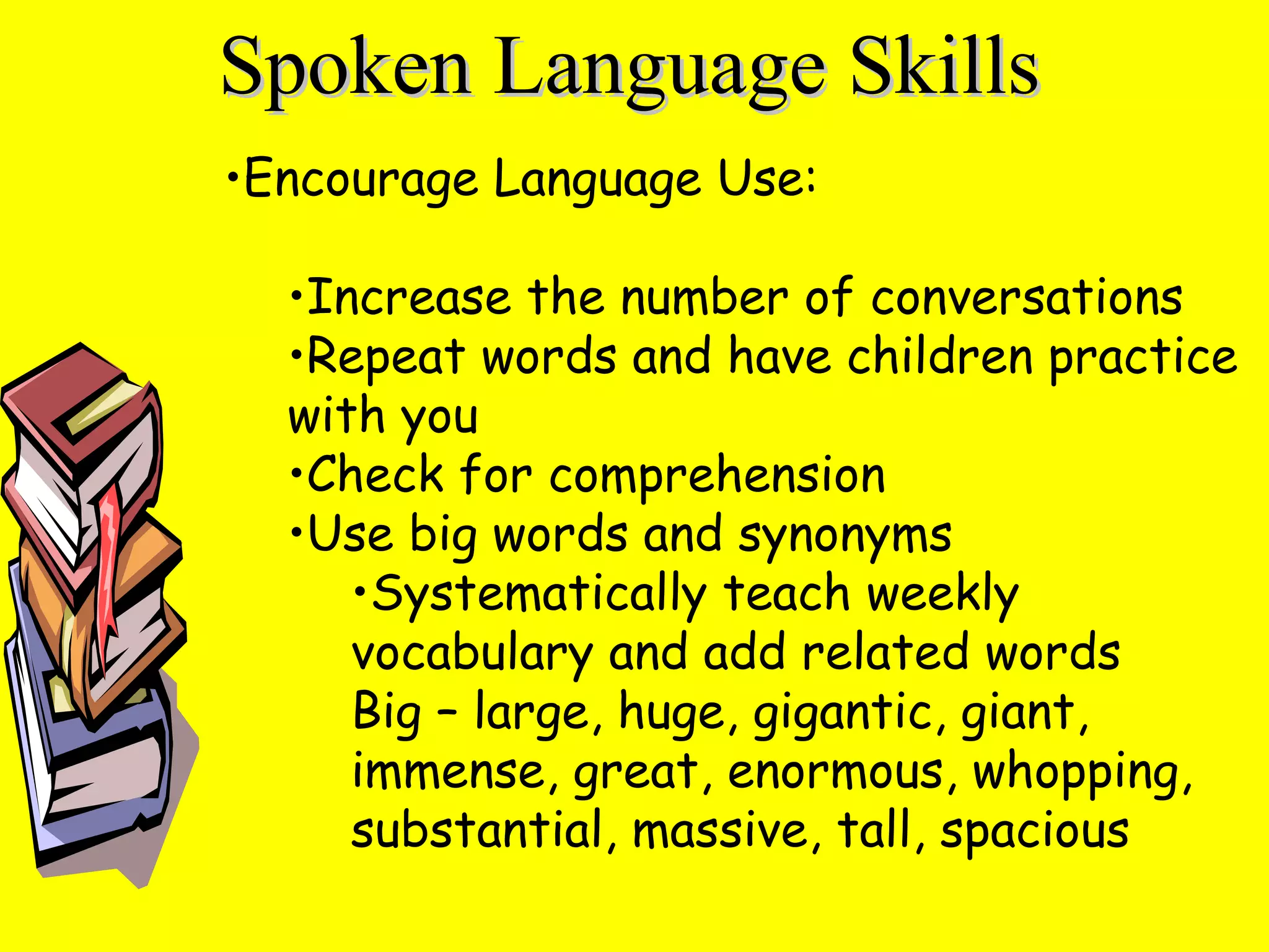 My oral language development | PPT