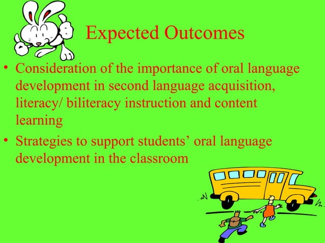 My oral language development | PPT