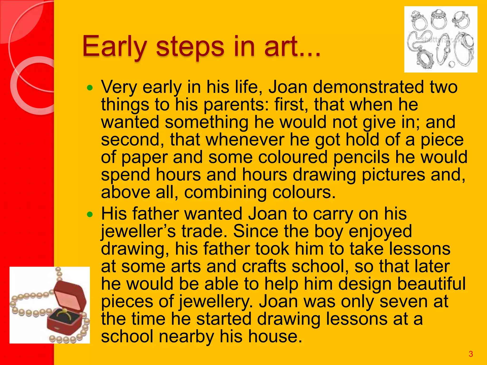 My oral presentation joan miro | PPTX