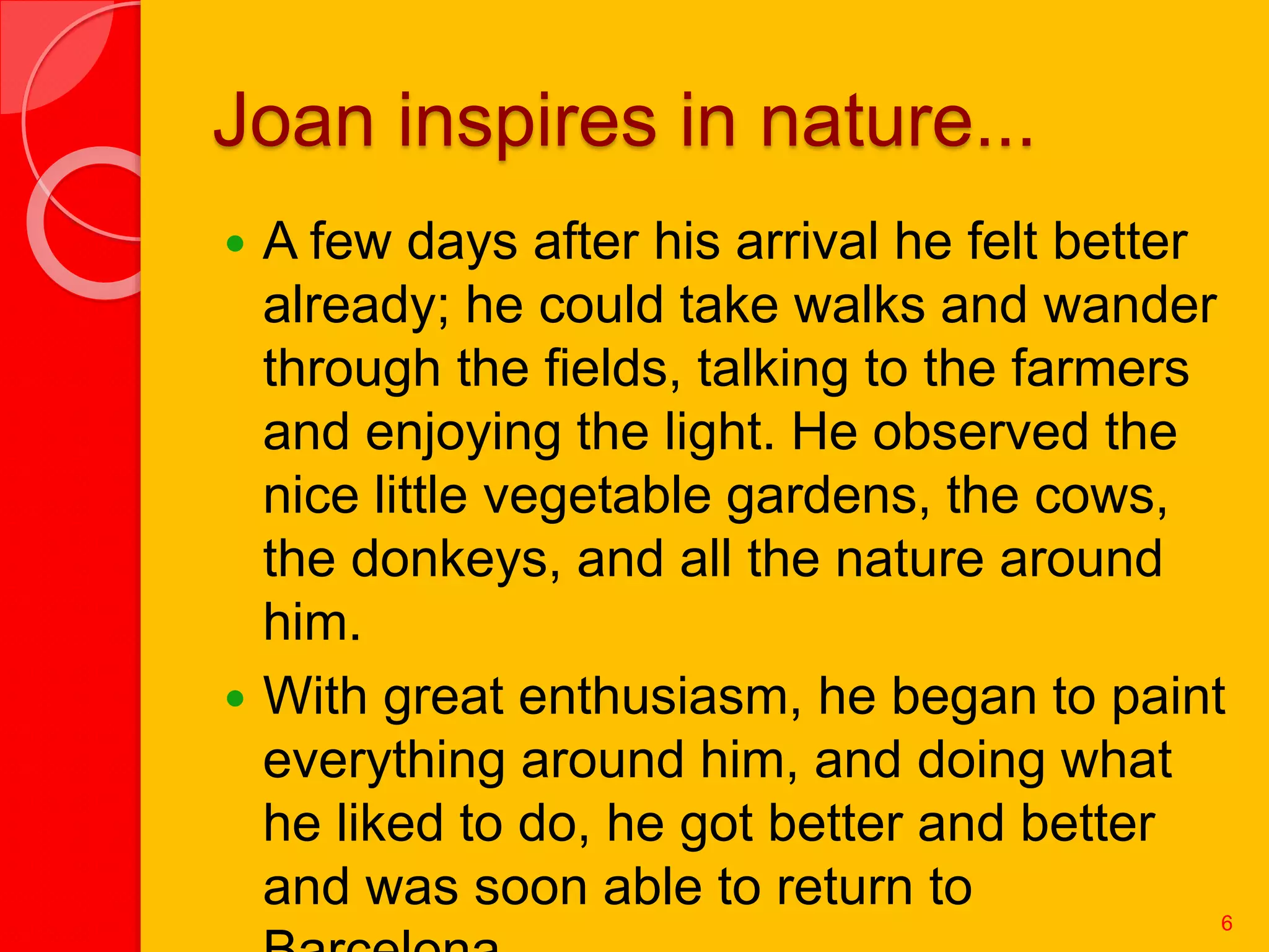 My oral presentation joan miro | PPTX