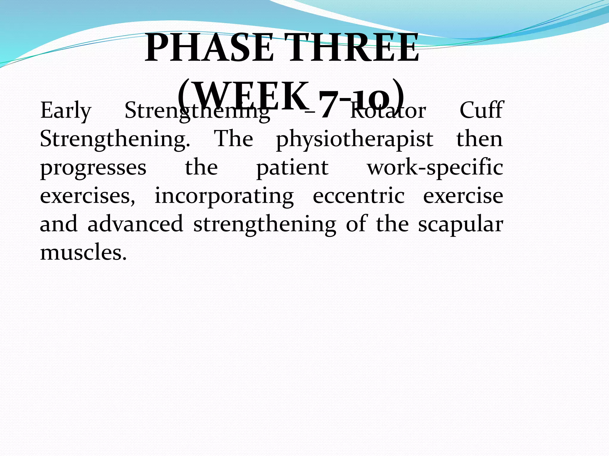 PHYSIOTHERAPY MANAGEMENT OF ROTATOR CUFF TENDINOPATHY | PPTX