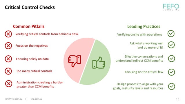 Part 4 - Critical Control Verification: Are your controls effective? | PDF