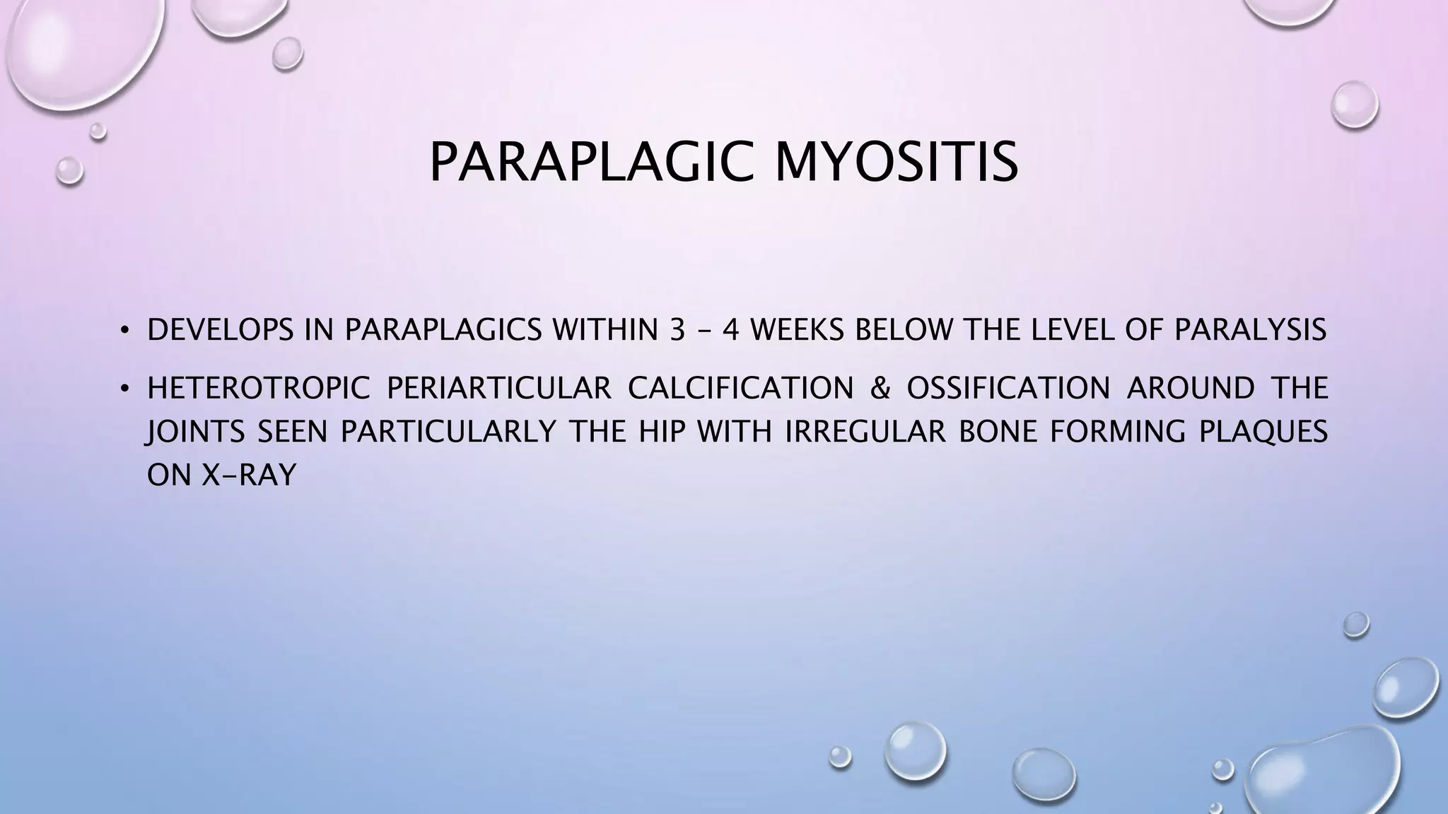 Myositis ossificans | PPTX