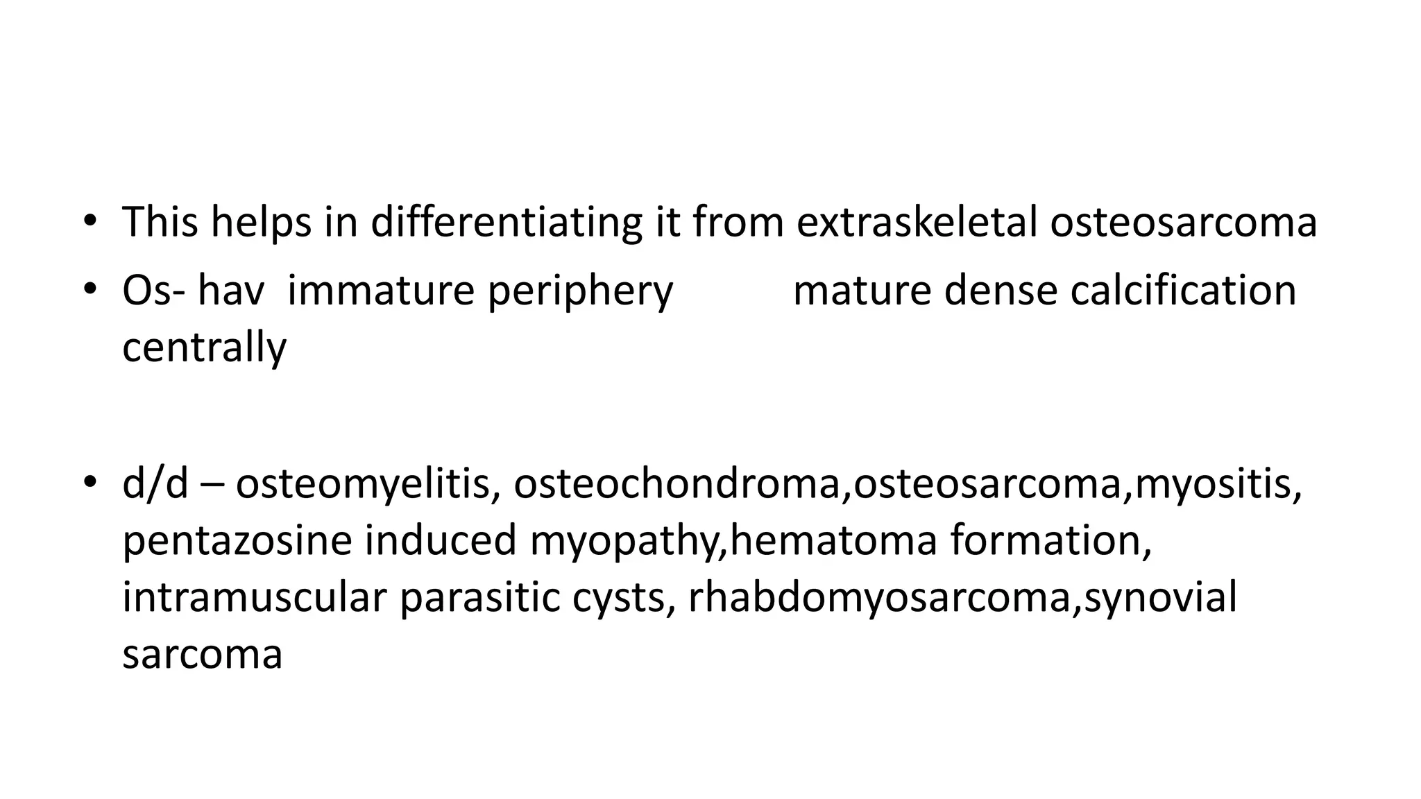 Myositis ossificans | PPTX