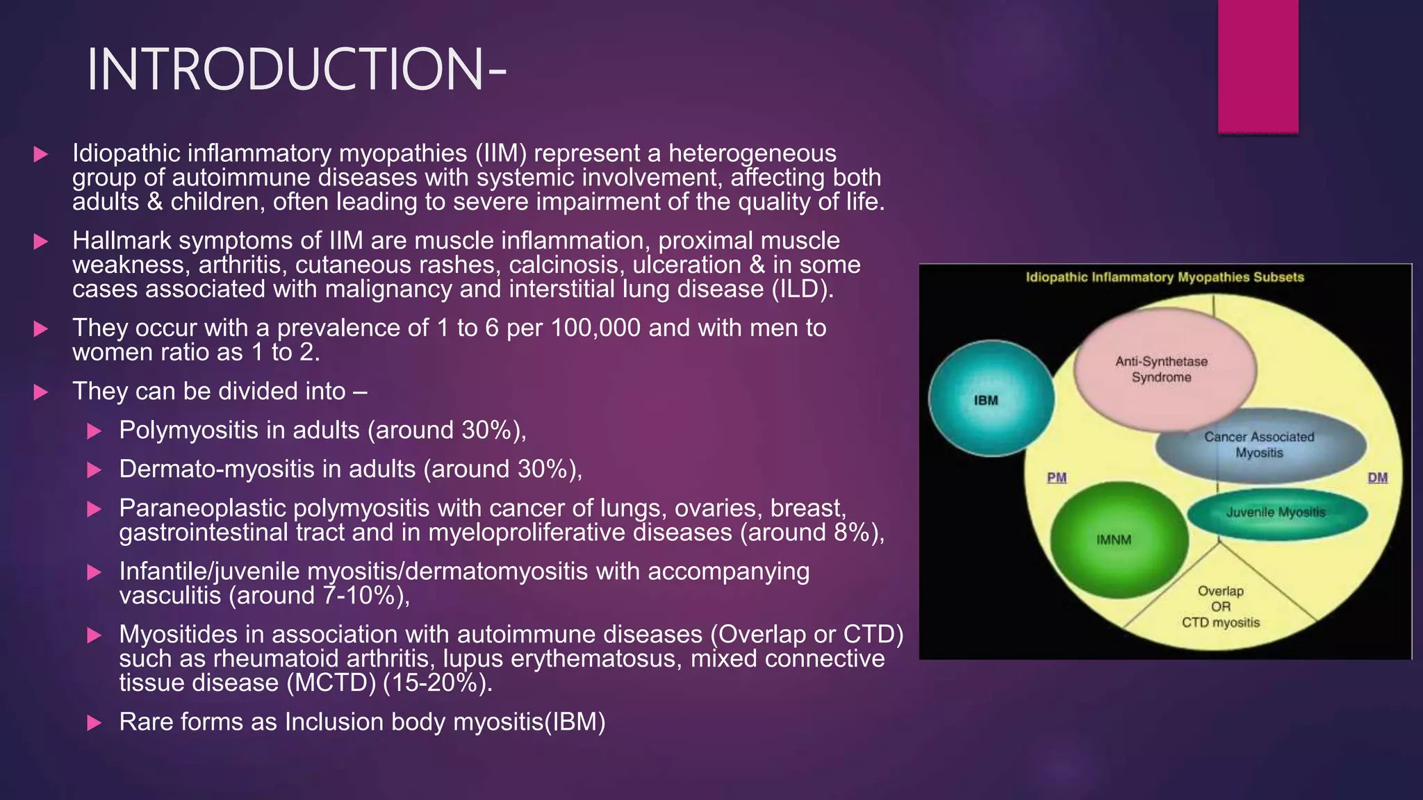 Myositis review of autoantibody | PPTX