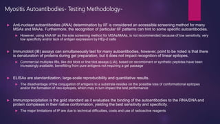 Myositis review of autoantibody | PPTX