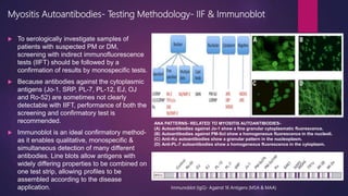 Myositis review of autoantibody | PPTX
