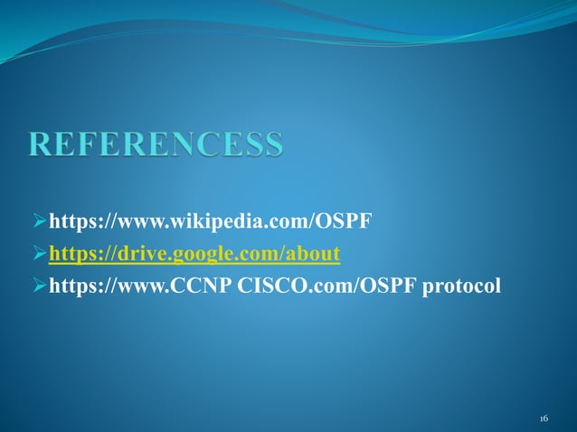 Open Shortest Path First (OSPF) || 2020 || Ser-2 | PPTX