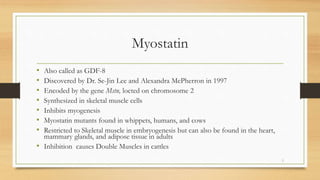 Myostatin | PPTX