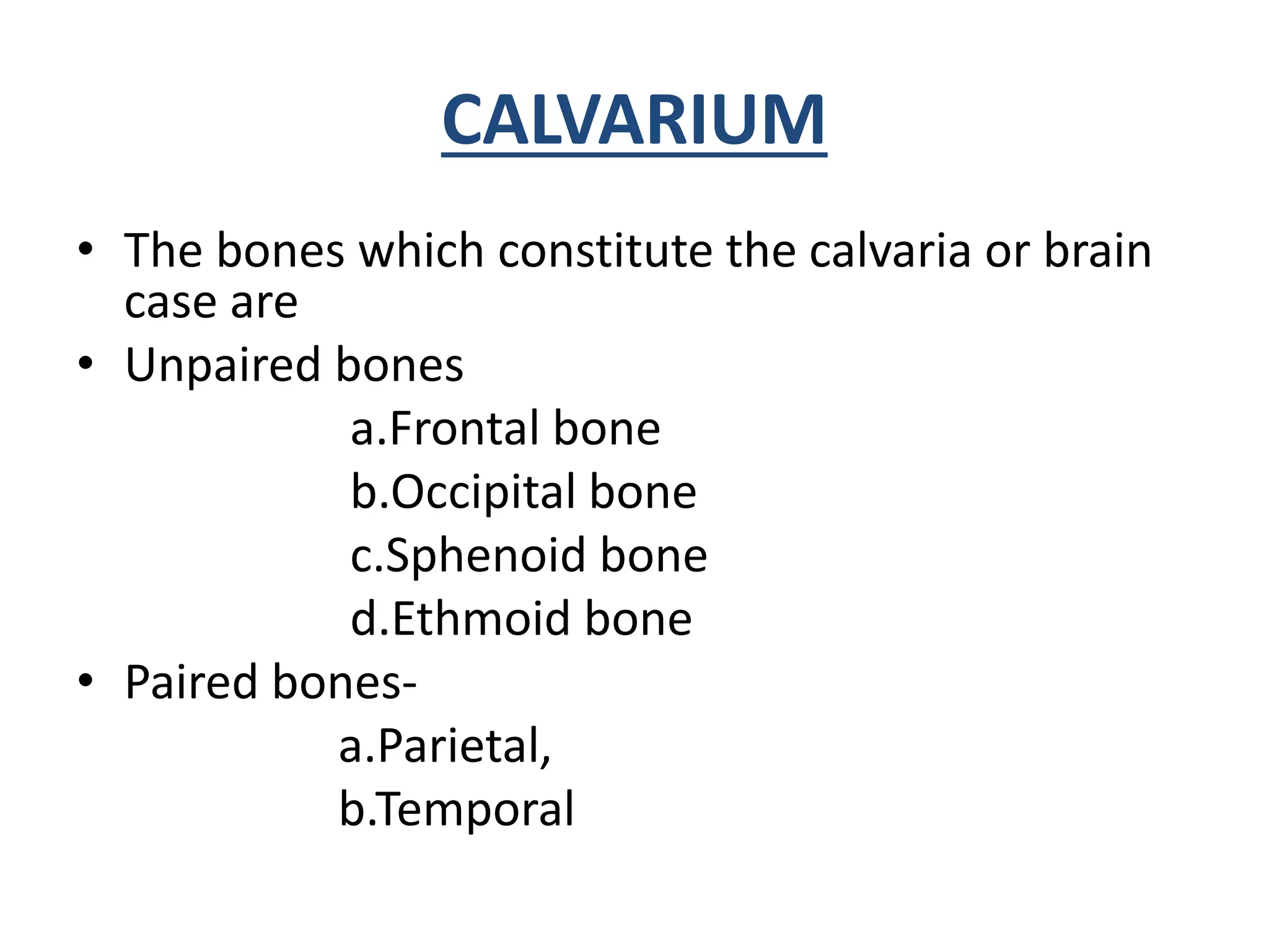 Osteology of facial skeleton | PPTX