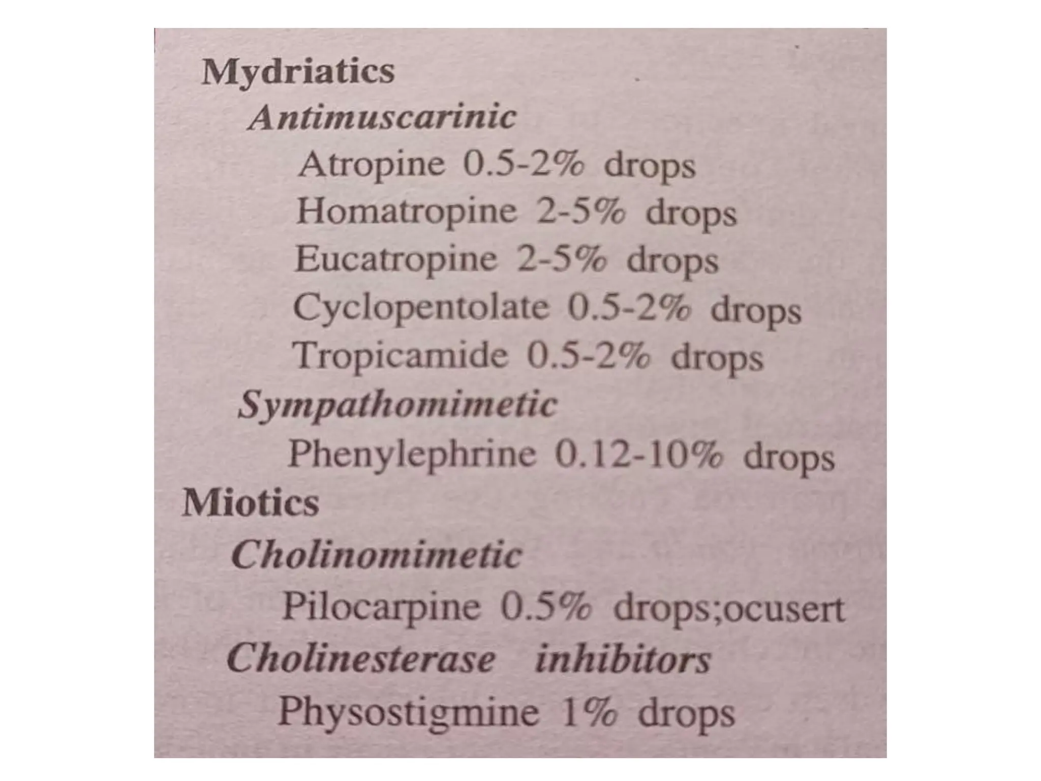 Pharmacology of MIOTICS, MYDRIATICS.pptx