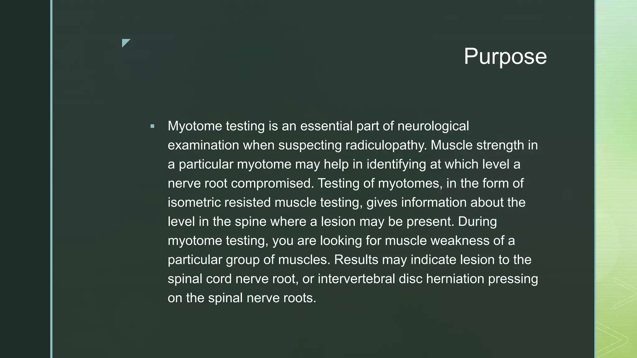 Myotomes | PPTX