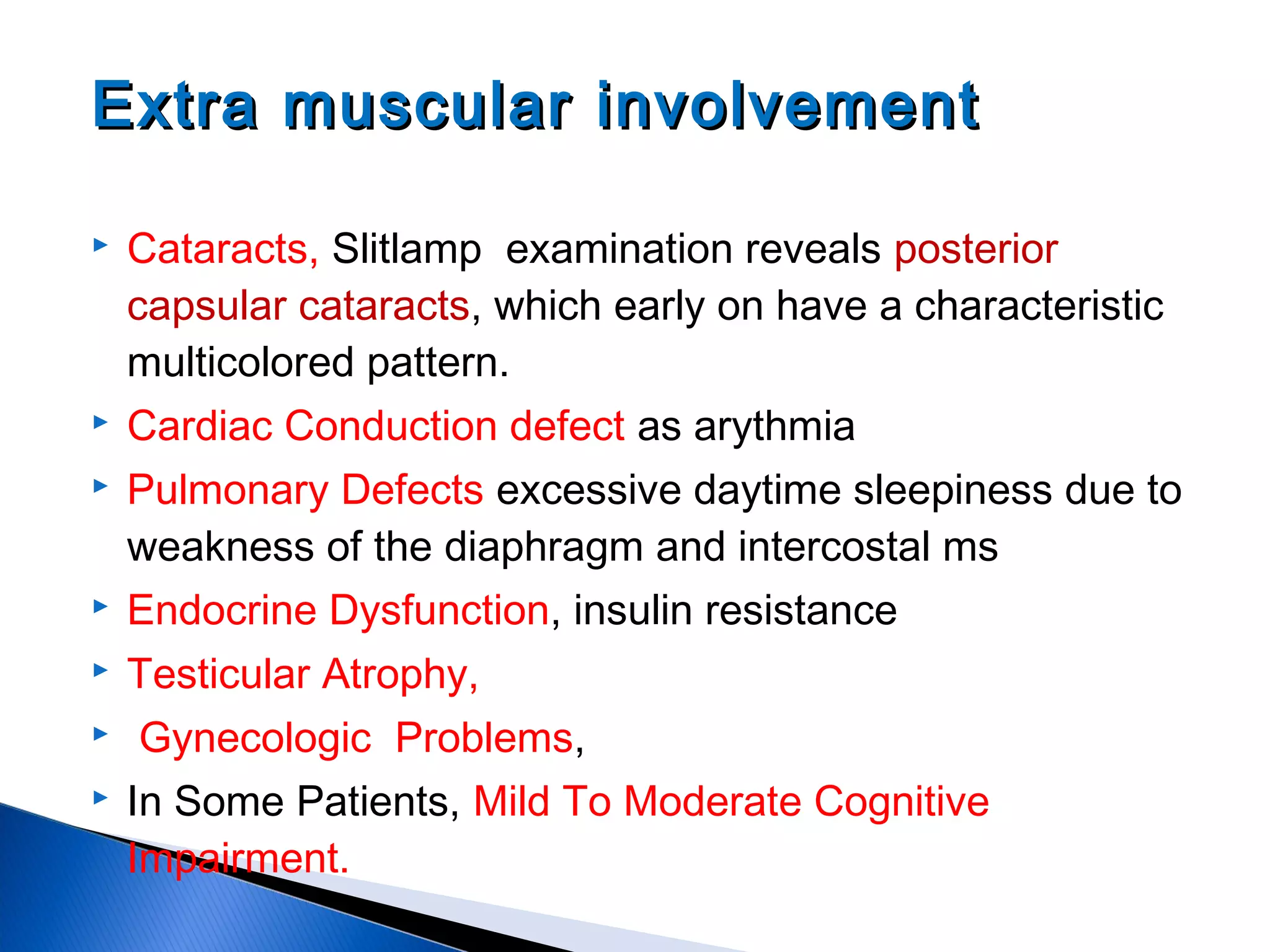 Myotonic muscle disorders | PPT