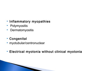 Myotonic muscle disorders | PPT