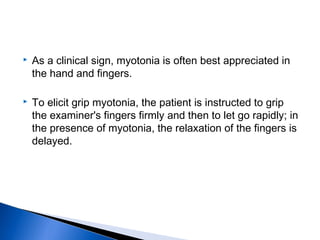 Myotonic muscle disorders | PPT