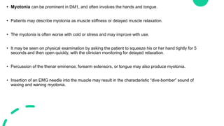 Myotonic muscular dystrophy | PPTX