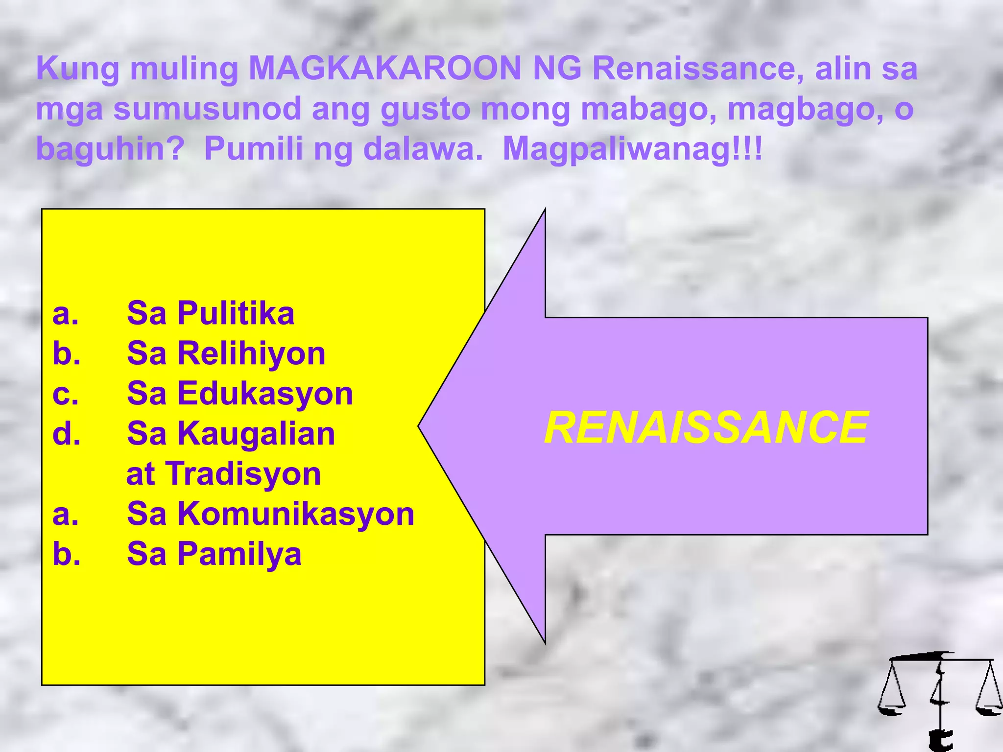 panahon ng renaissance | PPTX