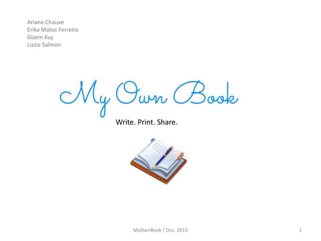 My own book | PPT