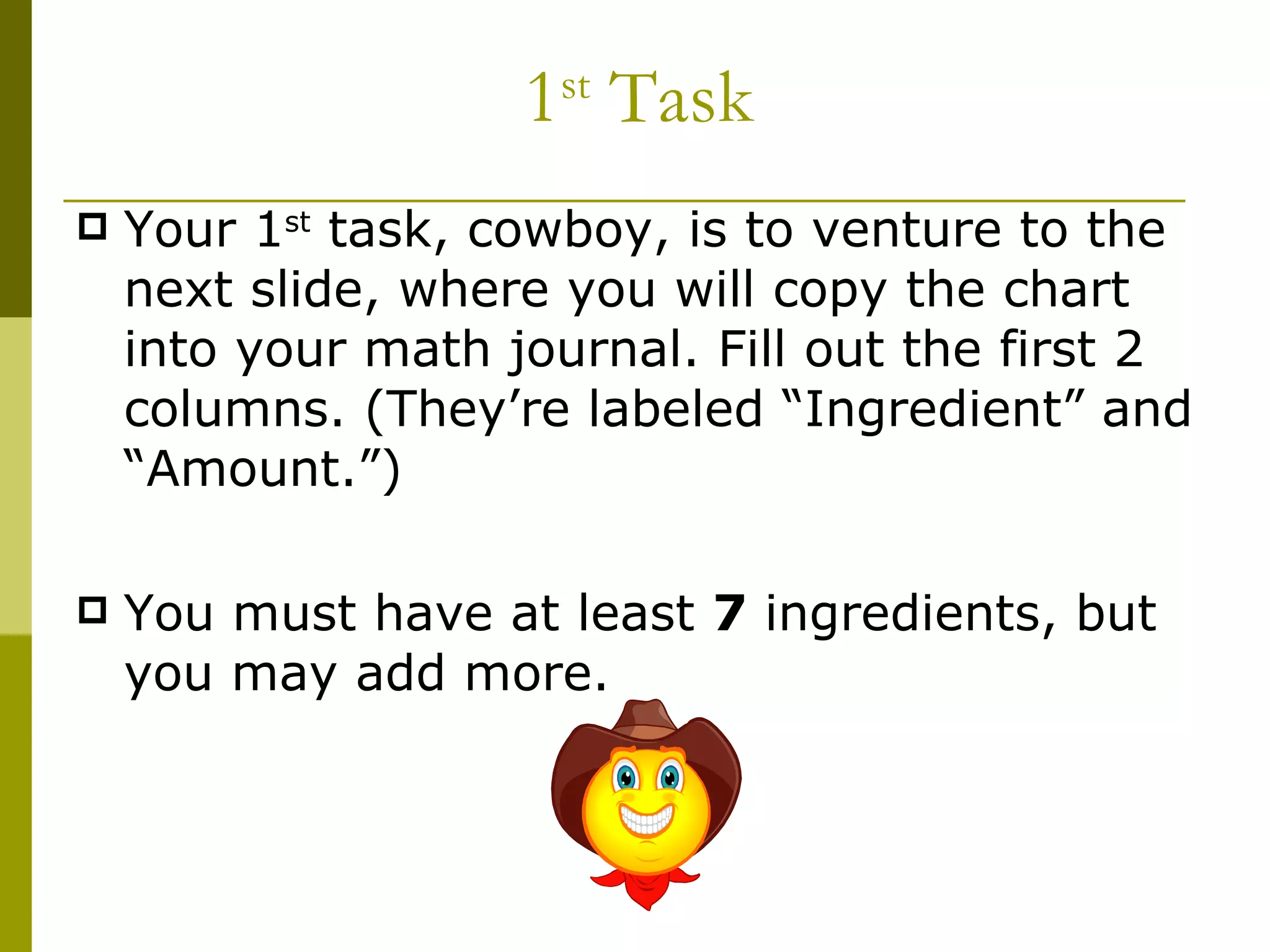 My Own Cowboy Stew! | PPT