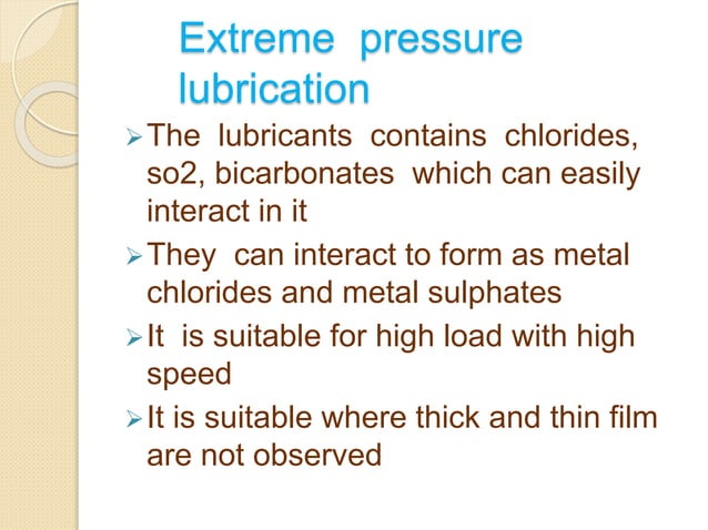 lubricants | PPTX | Chemistry | Science