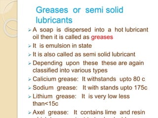 lubricants | PPTX