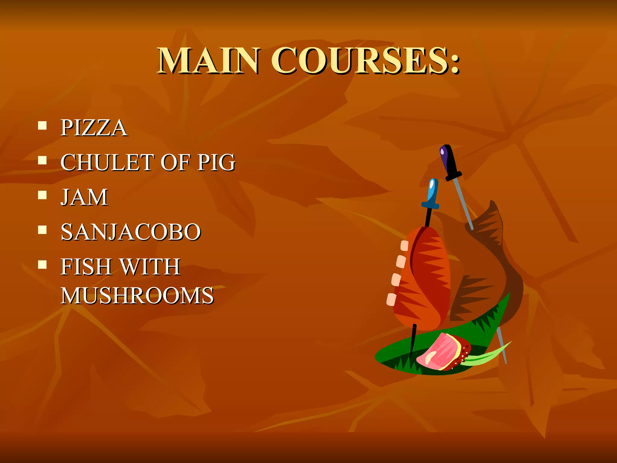My own restaurant | PPT