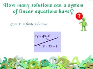 Myp10 system of linear equations with solution | PPT