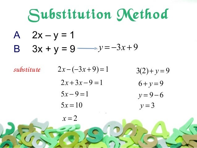 Myp10 system of linear equations with solution