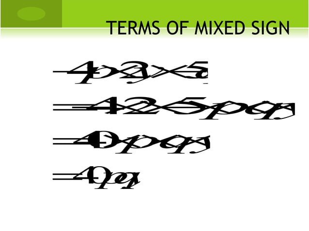 Myp7 multiply terms | PPT