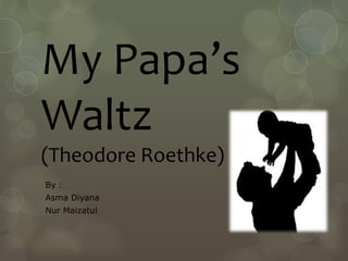 Analysis of : My papa’s waltz | PPTX
