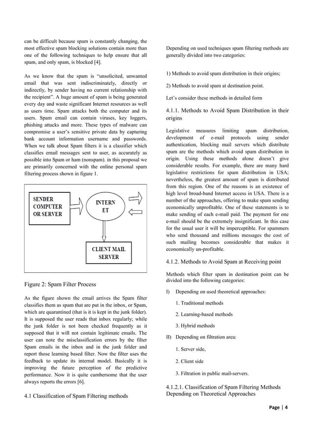 Survey on spam filtering | DOC