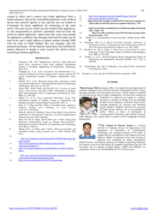 Controlling Devices through Voice using AVR Microcontroller. | PDF ...