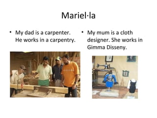 My parents professions. English project. Primary School. | PPT